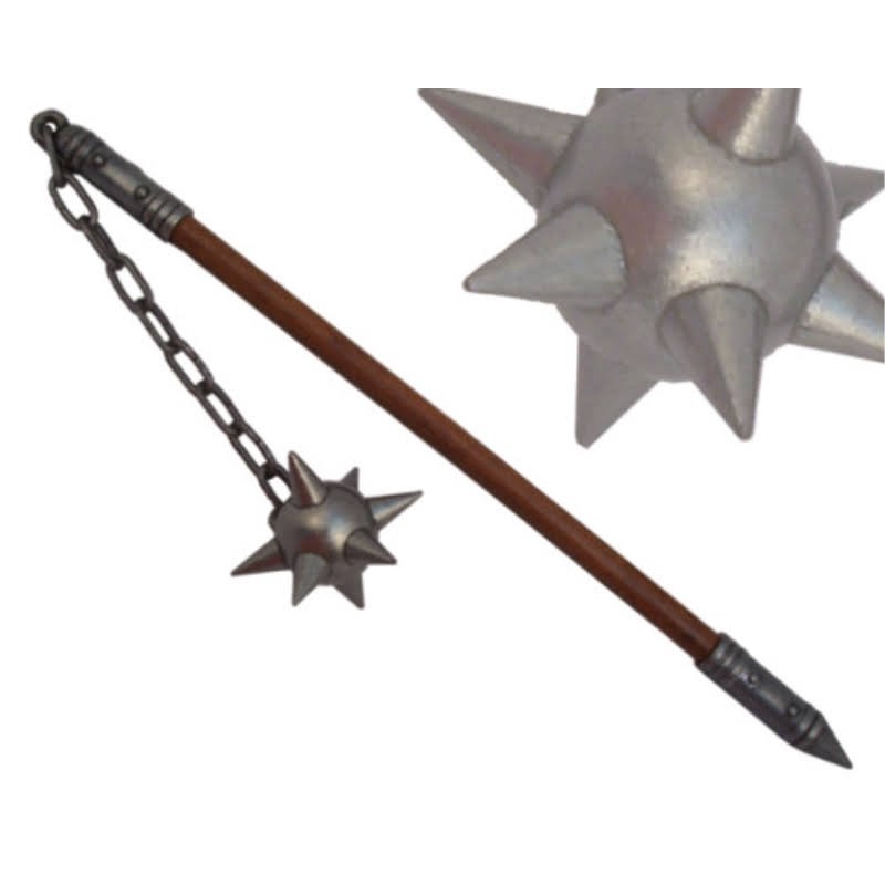 Mangual con 1 bola (mango 37cm - total 59cm) - Arte Mar - Réplicas de armas